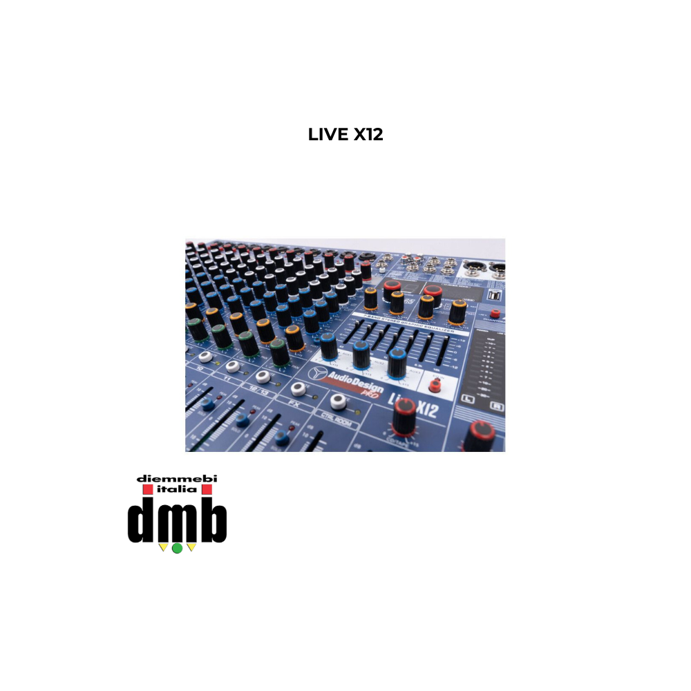AUDIODESIGN - LIVE X12 - MIXER AUDIO