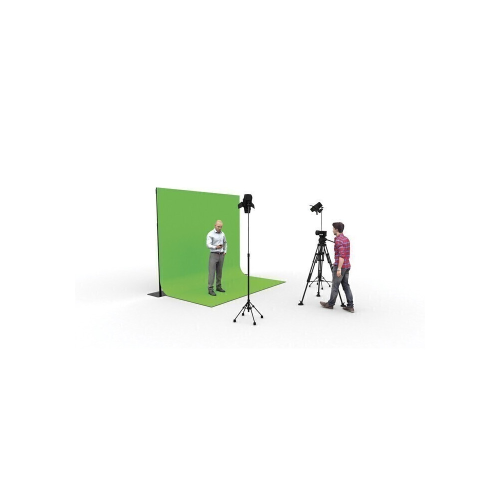 WENTEX - GREEN SCREEN KIT 2 - Chroma Key Sistema Pipe & Drape