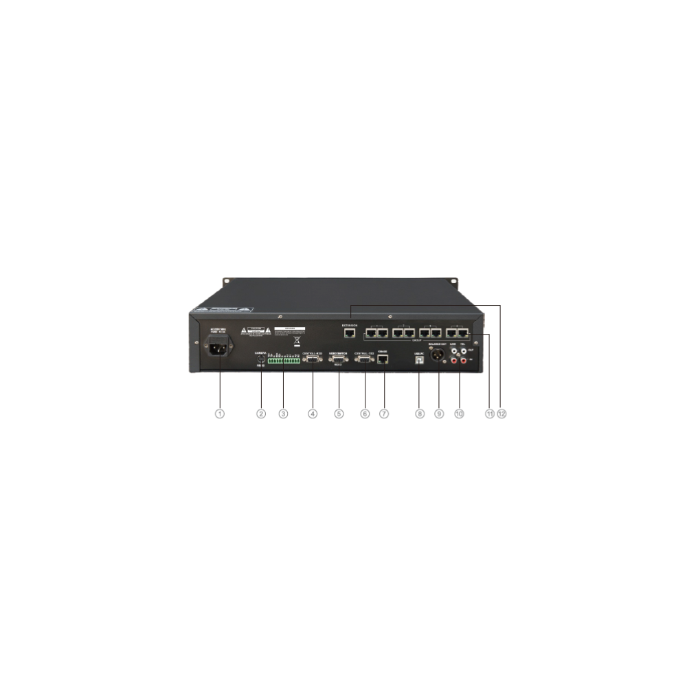 GESTTON - EG-6620M - Central unit for the EG-6620 conference system